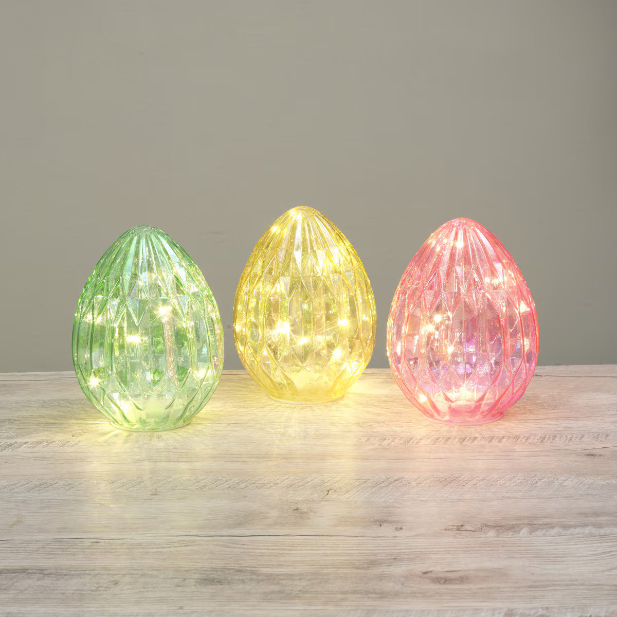 Lighted Glass Easter Egg,assorted colors (sold separately) – The Olive ...