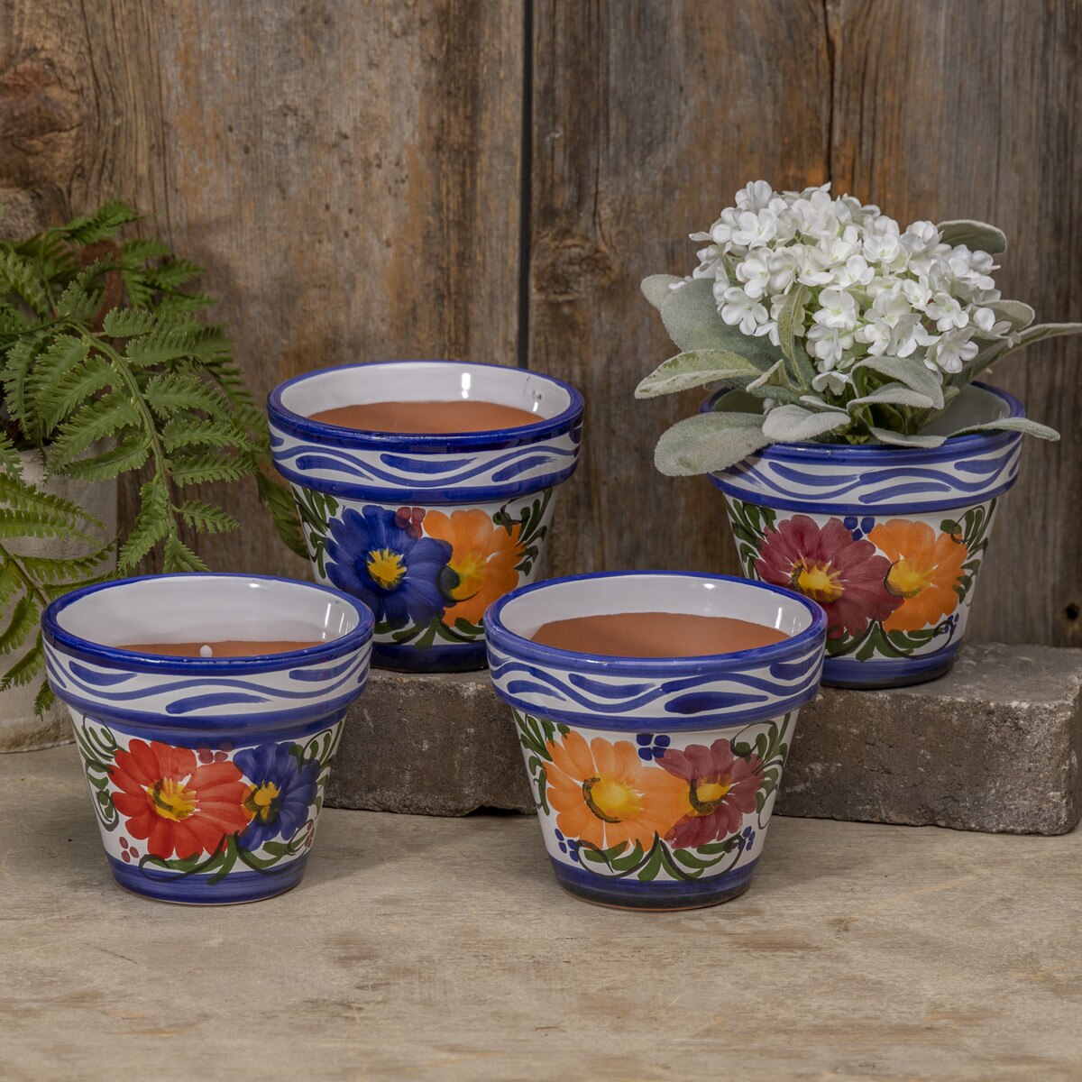Spanish Hand Painted Ceramic Pot, (sold separately) – The Olive Branch ...