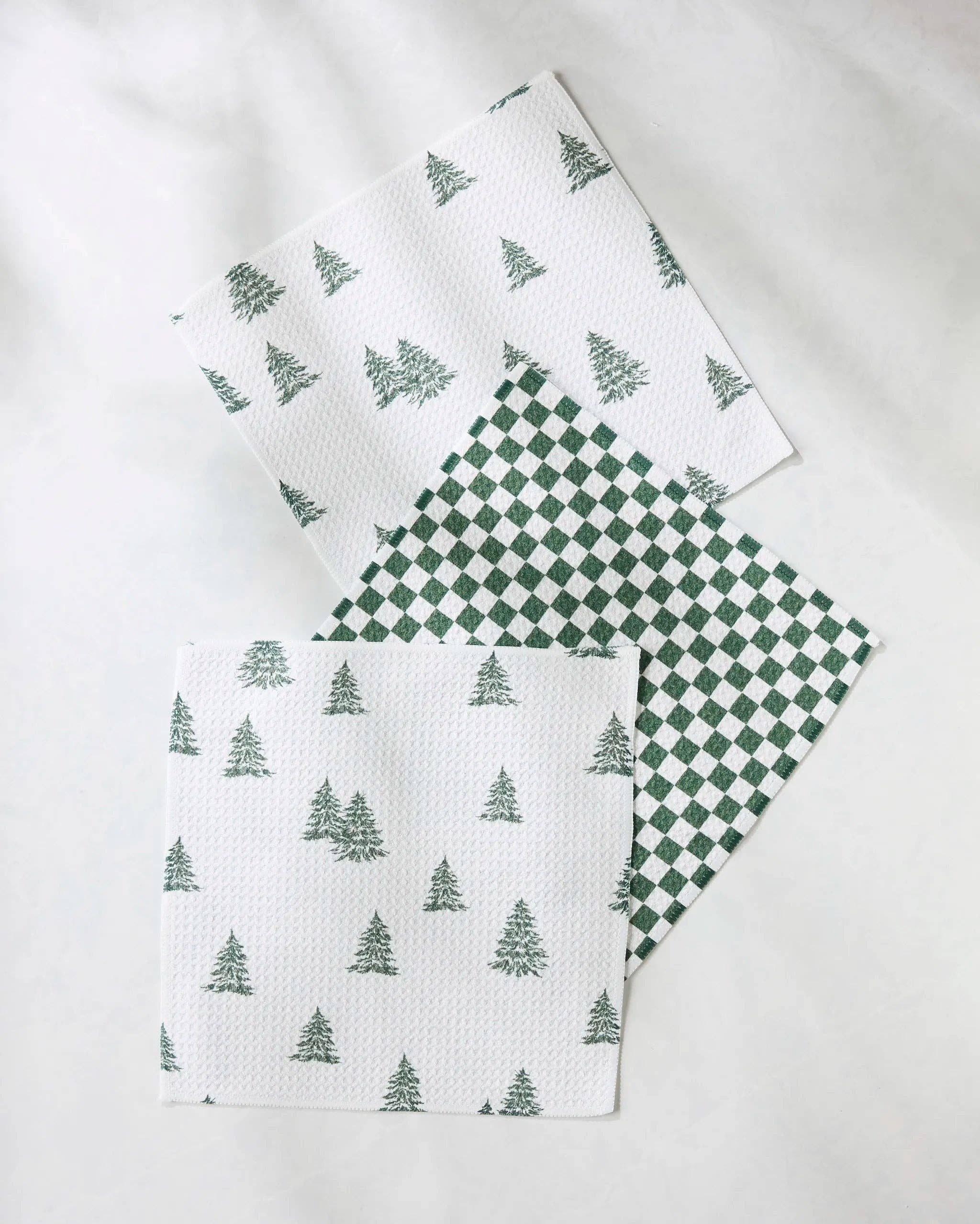 Geometry - Claret Dishcloth Set – The Olive Branch Boutique
