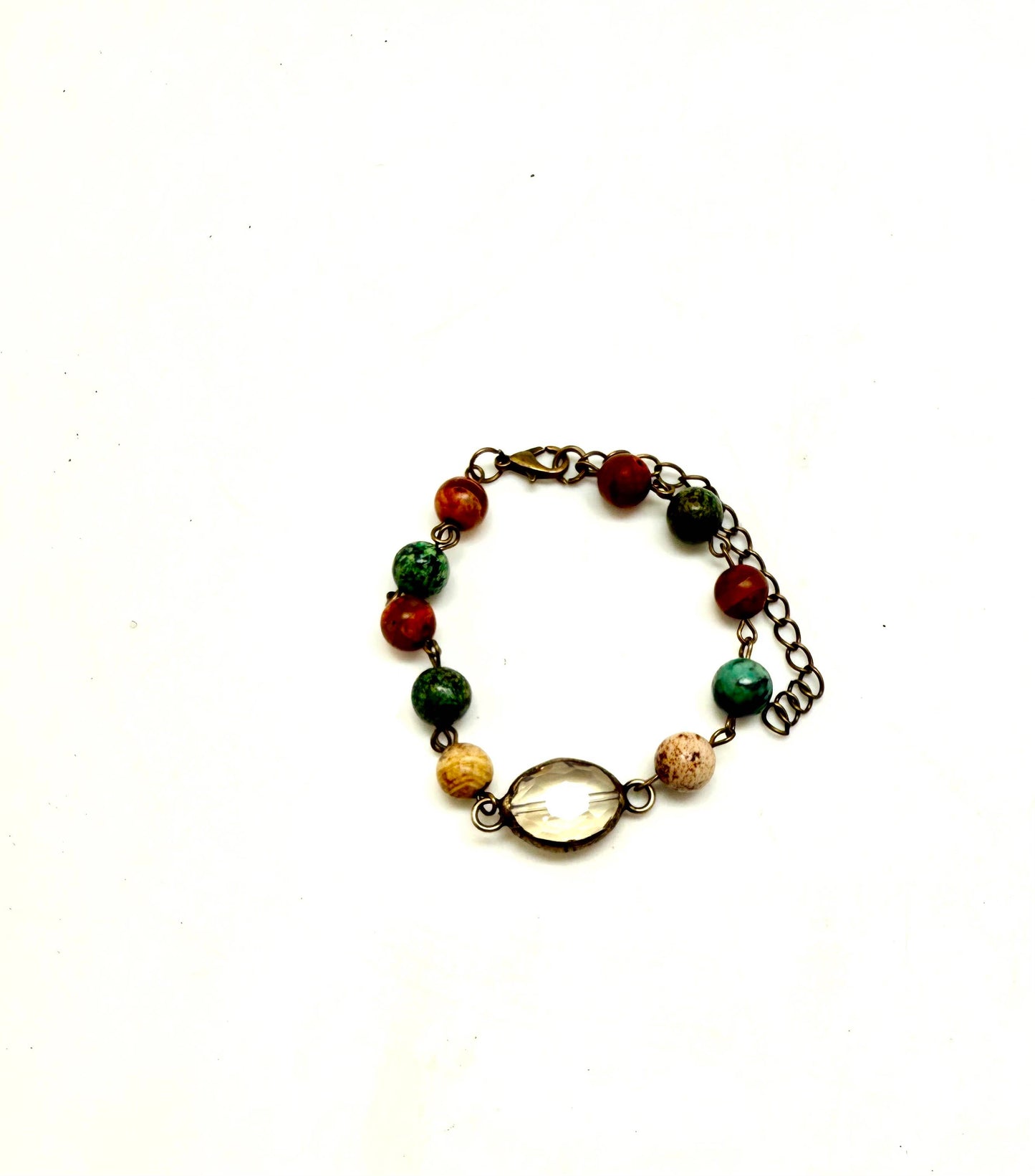 Pulsera clásica Rant & Rave: cuarzo multicapa vintage negro (8 mm ...
