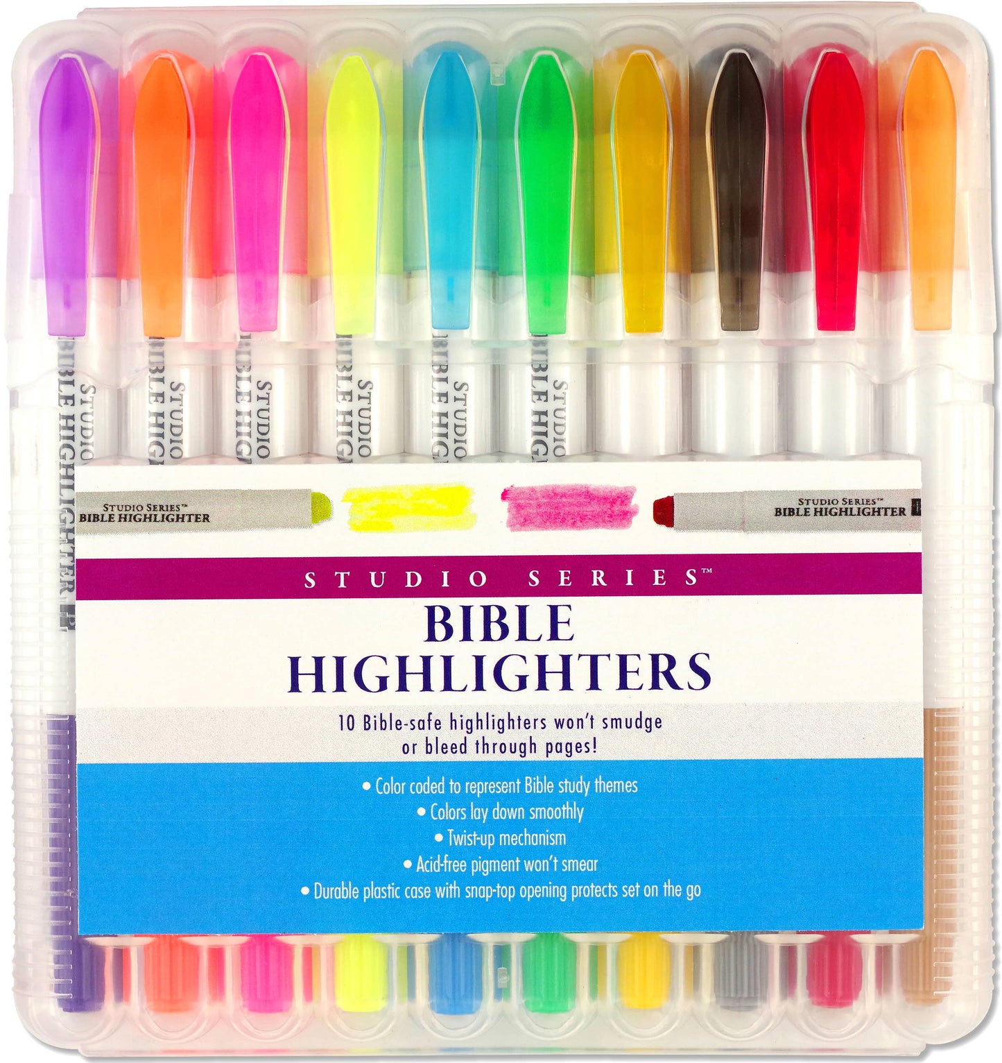 Peter Pauper Press - Bible Highlighters (Set of 10 Gel Highlighters ...
