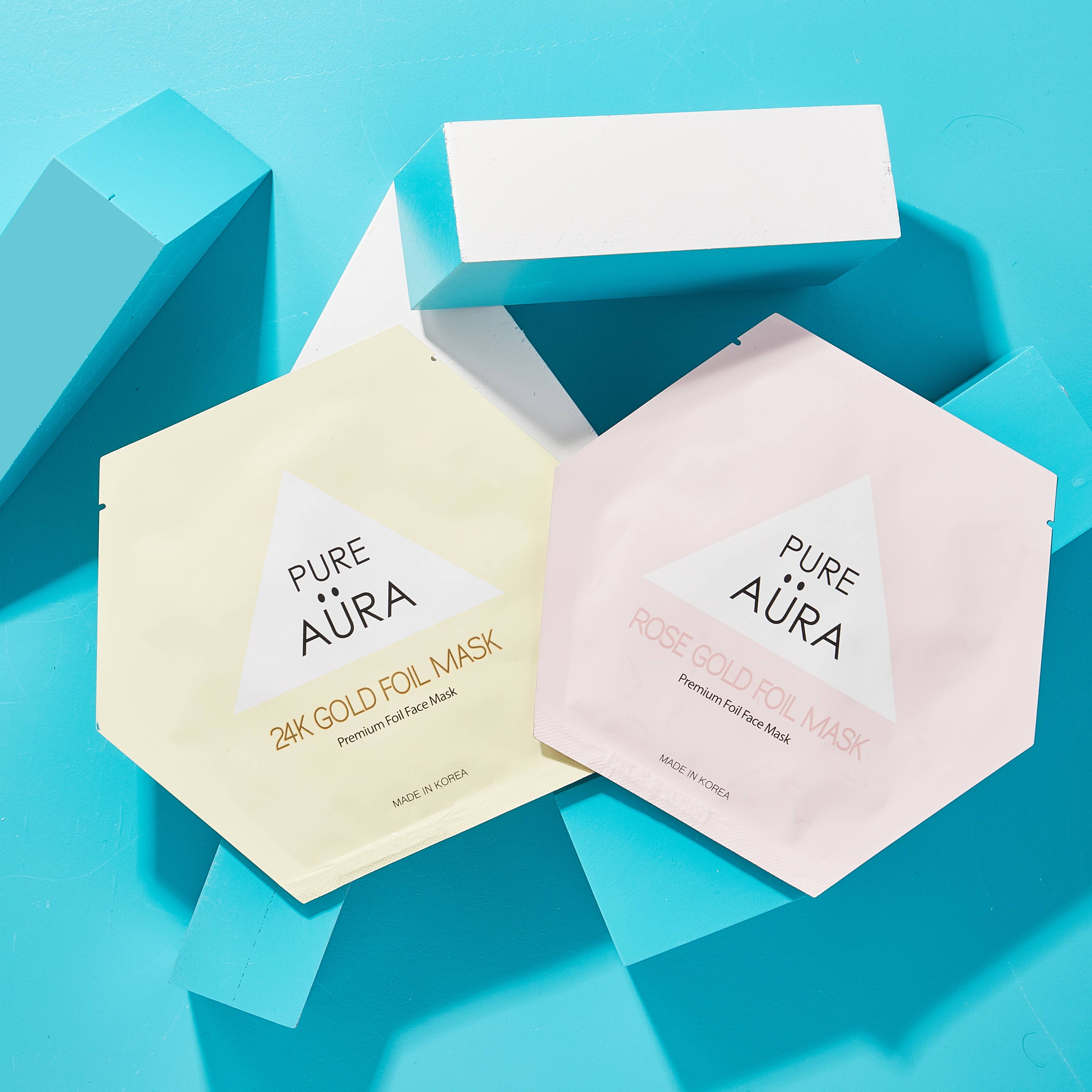 LUXURY 24K GOLD METALLIC FACIAL FOIL MASK – The Olive Branch Boutique