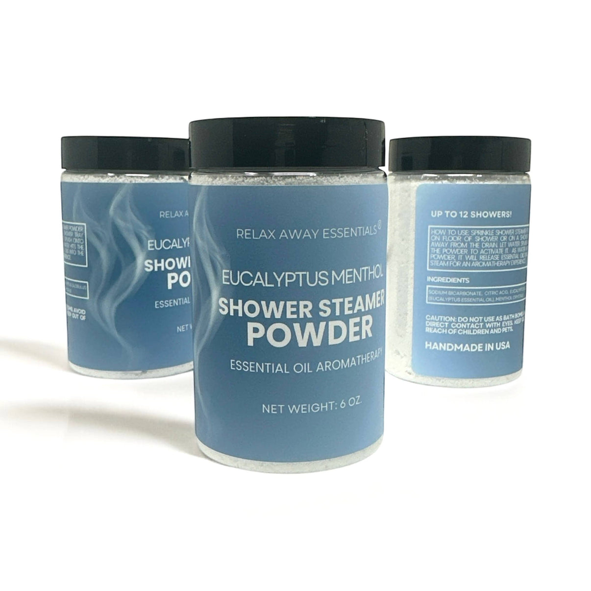 Relax Away Essentials - Shower Steamer Powder - 6 oz - Made in USA ...