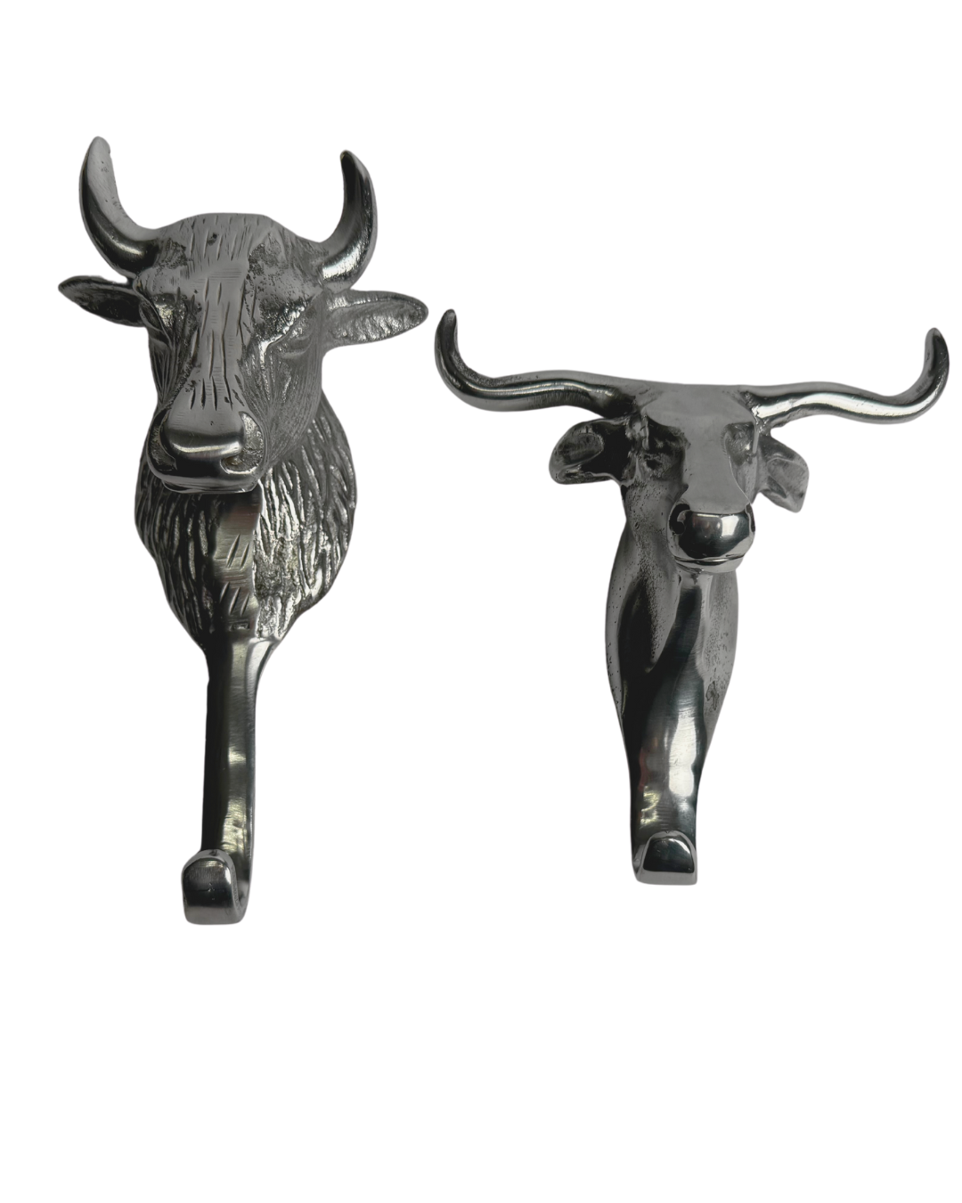Decorative Bull Wall Hooks (2 Styles) - The Olive Branch Boutique